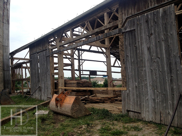 Ontario Reclaimed Wood Demolition Process HD Threshing Gerald (42) | Blog