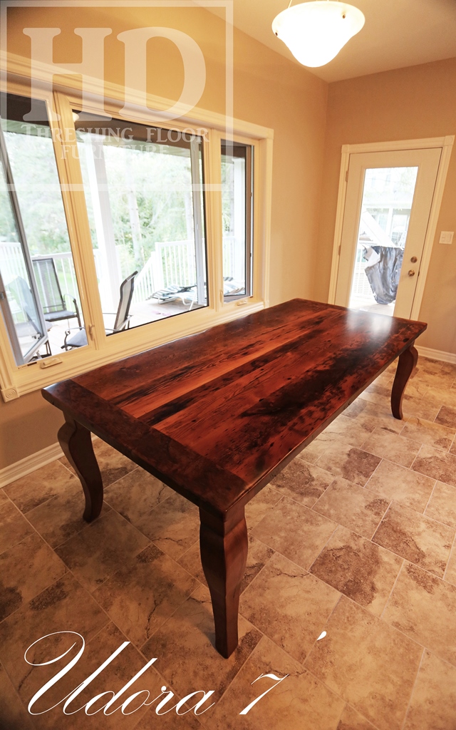 Harvest Tables Udora Ontario Reclaimed Hemlock Epoxy HD Threshing ...