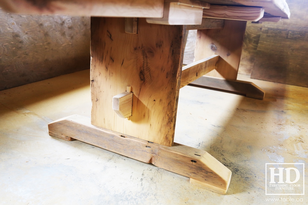 Reclaimed Wood Trestle Table (104) | Blog