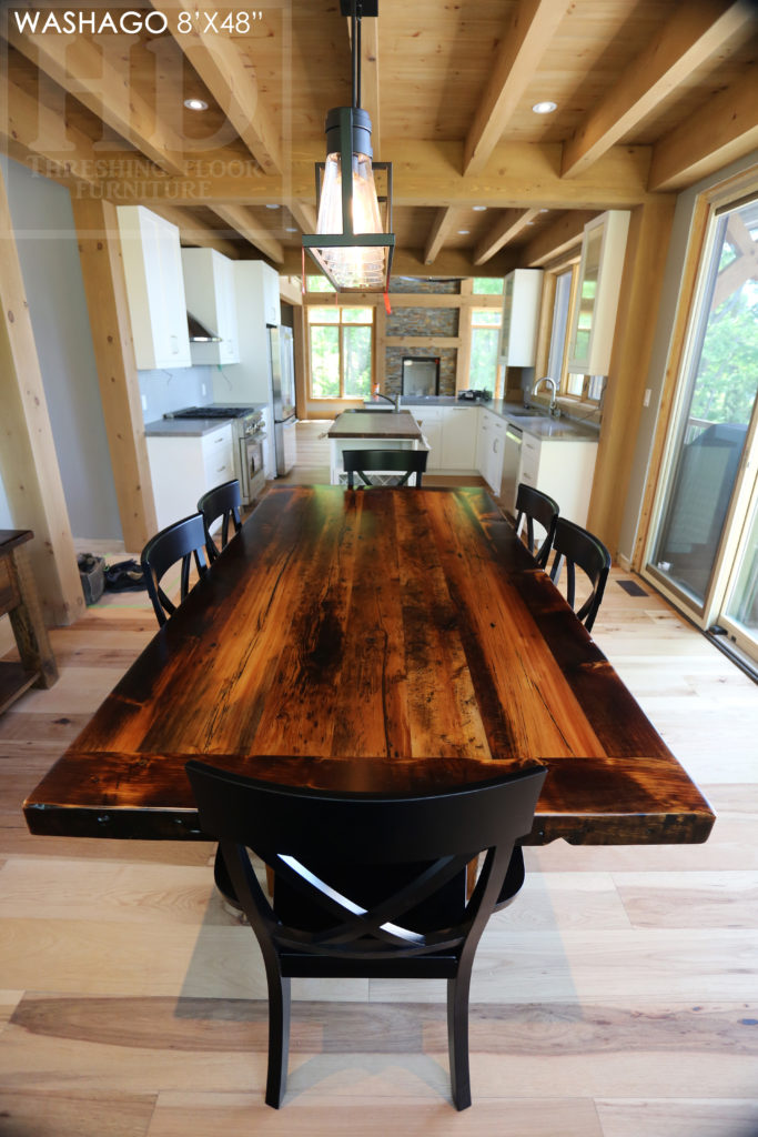 8′ Reclaimed Wood Table for a Washago, Ontario Cottage | Blog