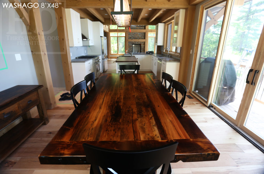 8′ Reclaimed Wood Table for a Washago, Ontario Cottage | Blog