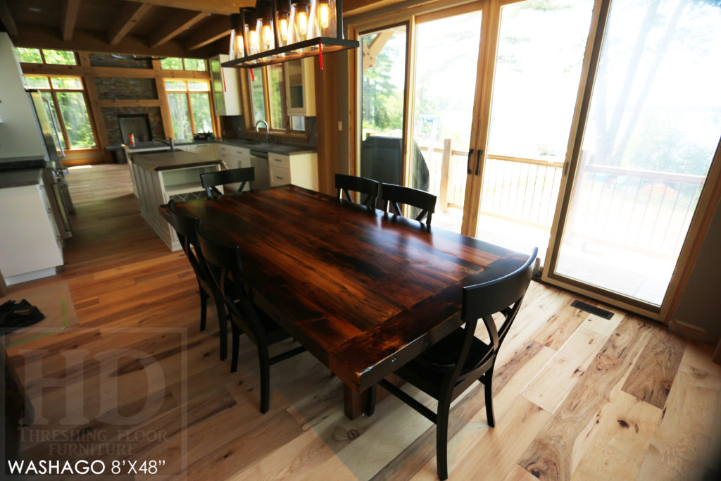 8′ Reclaimed Wood Table for a Washago, Ontario Cottage | Blog