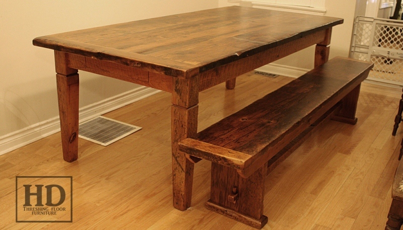 Rustic Benches | Reclaimed Wood Benches | HD Threshing Floor Furniture