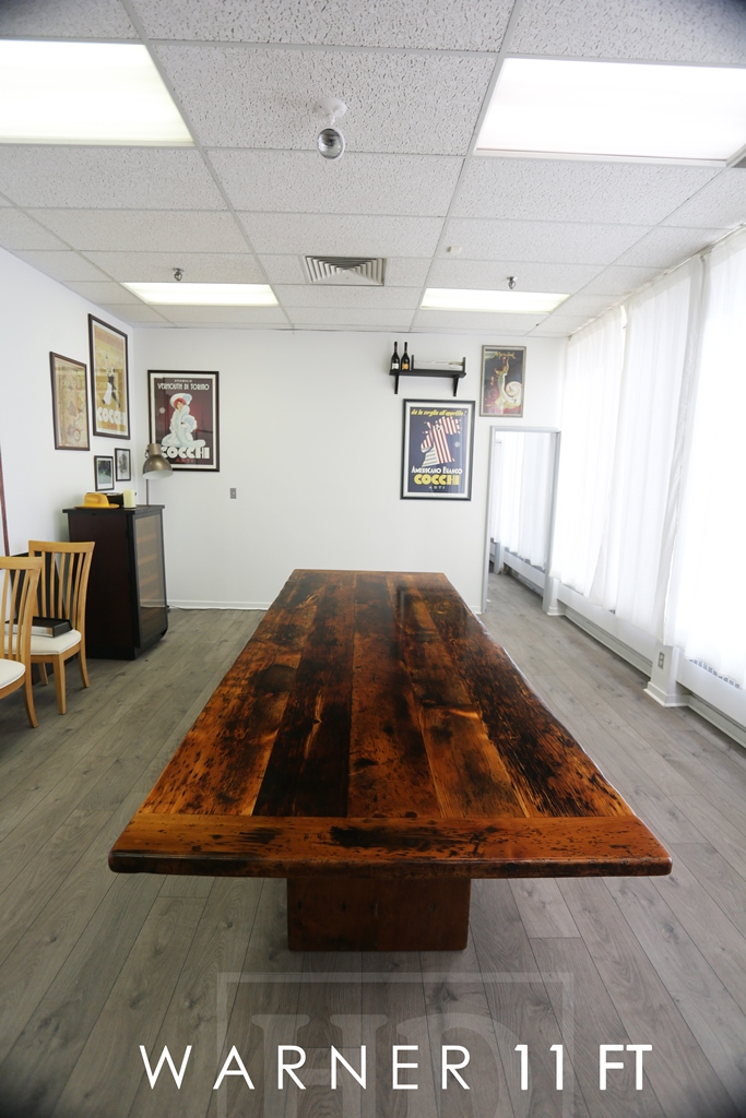 Custom Reclaimed Wood Boardroom Tables | HD Threshing Floor Furniture