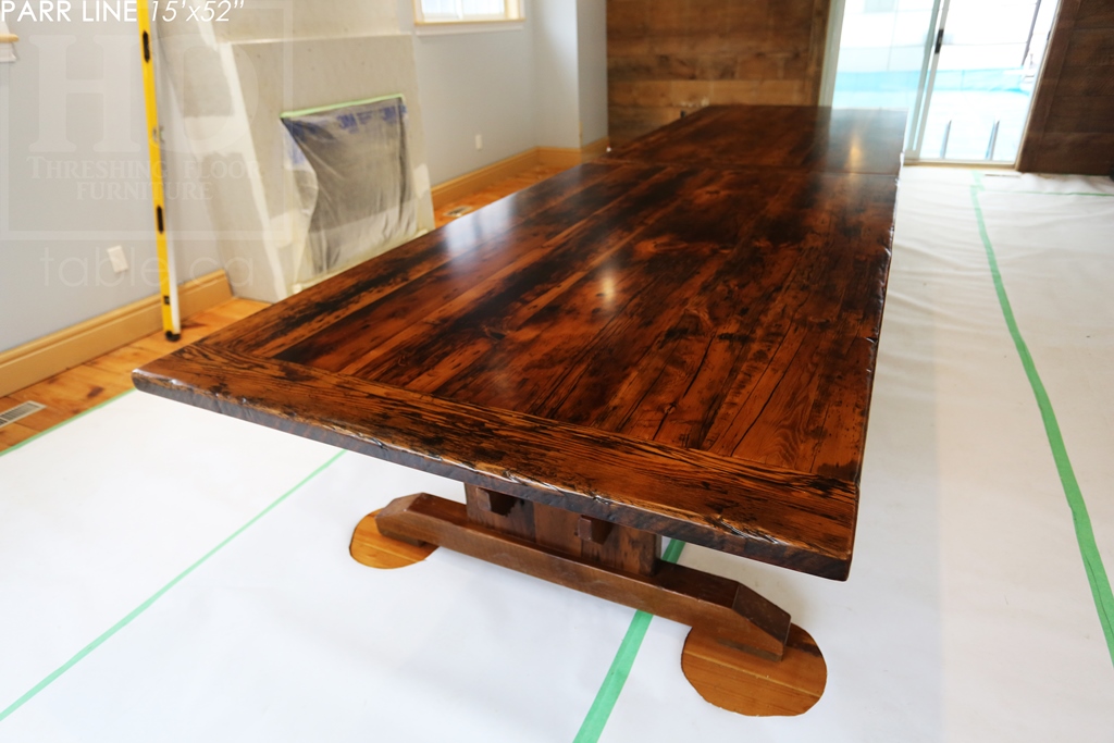 Custom Reclaimed Wood Boardroom Tables | HD Threshing Floor Furniture