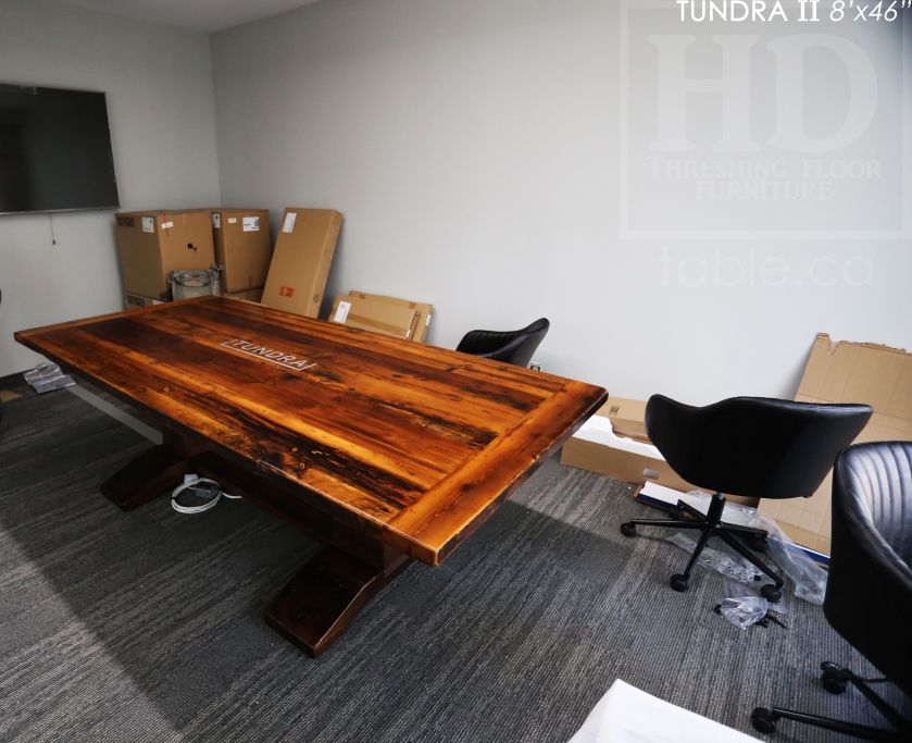 Custom Reclaimed Wood Boardroom Tables | HD Threshing Floor Furniture