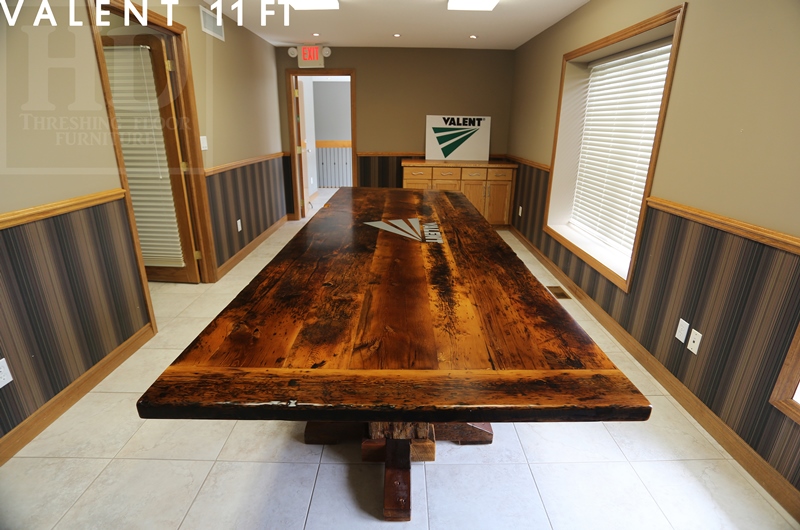 Custom Reclaimed Wood Boardroom Tables | HD Threshing Floor Furniture