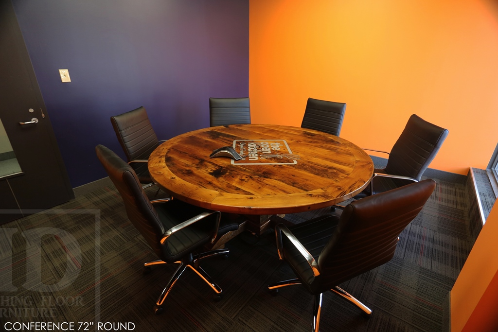 Custom Reclaimed Wood Boardroom Tables | HD Threshing Floor Furniture