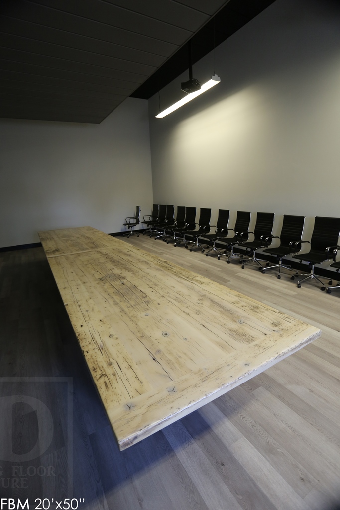 Custom Reclaimed Wood Boardroom Tables | HD Threshing Floor Furniture