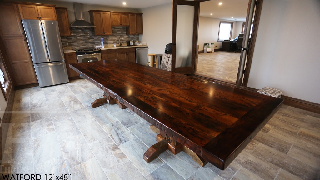Custom Reclaimed Wood Boardroom Tables | HD Threshing Floor Furniture
