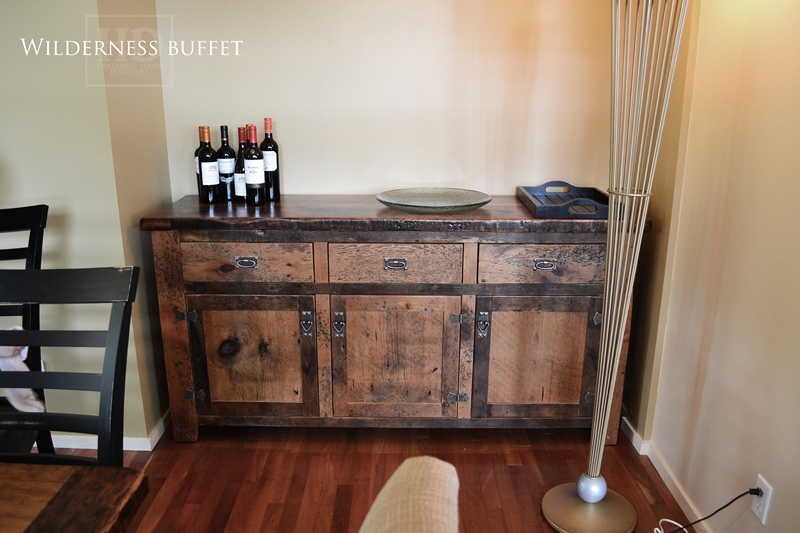 Custom Reclaimed Wood Buffets | HD Threshing Floor Furniture