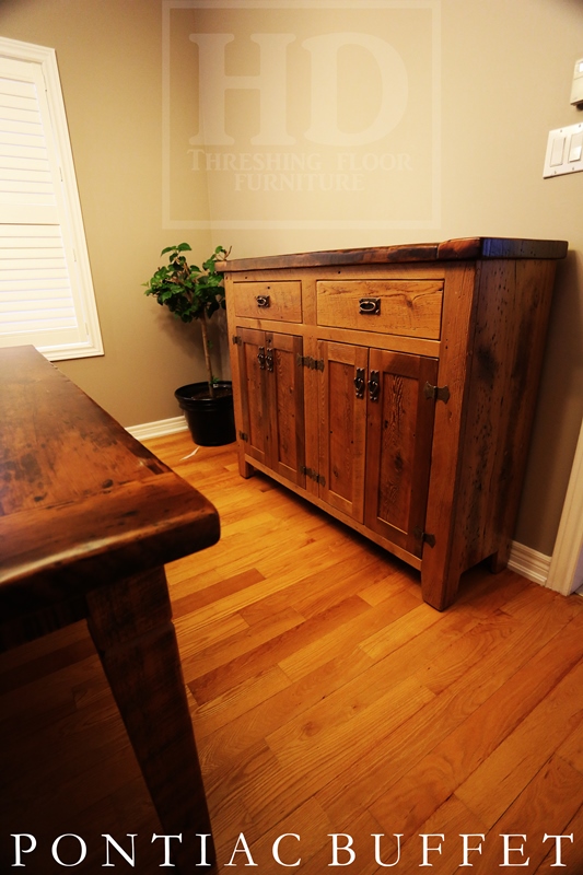Custom Reclaimed Wood Buffets | HD Threshing Floor Furniture