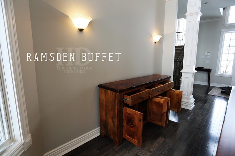 Custom Reclaimed Wood Buffets | HD Threshing Floor Furniture