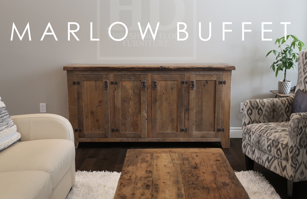 Custom Reclaimed Wood Buffets | HD Threshing Floor Furniture