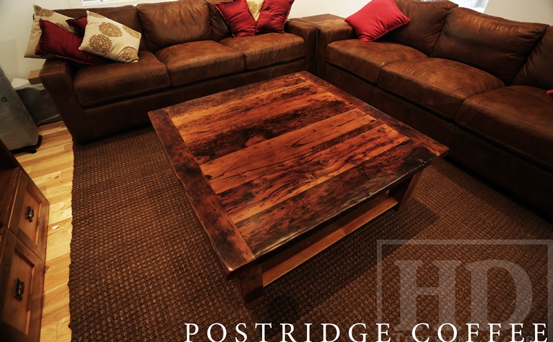 Custom Rustic Reclaimed Wood Coffee Tables | HD Threshing