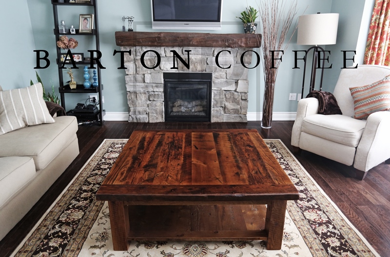 Custom Rustic Reclaimed Wood Coffee Tables | HD Threshing