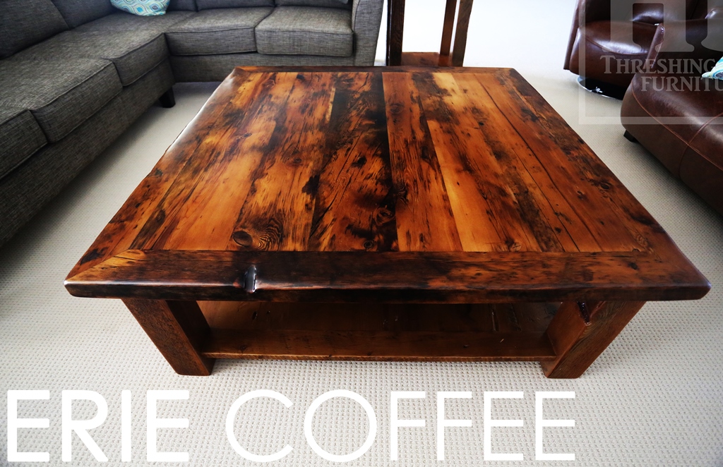 Custom Rustic Reclaimed Wood Coffee Tables | HD Threshing
