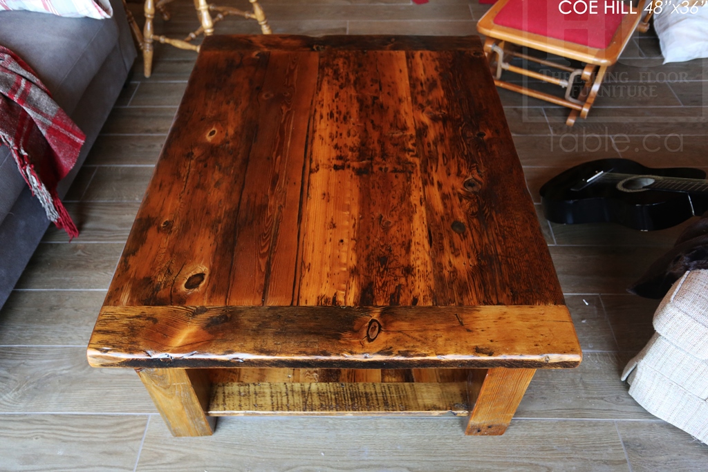 Custom Rustic Reclaimed Wood Coffee Tables | HD Threshing