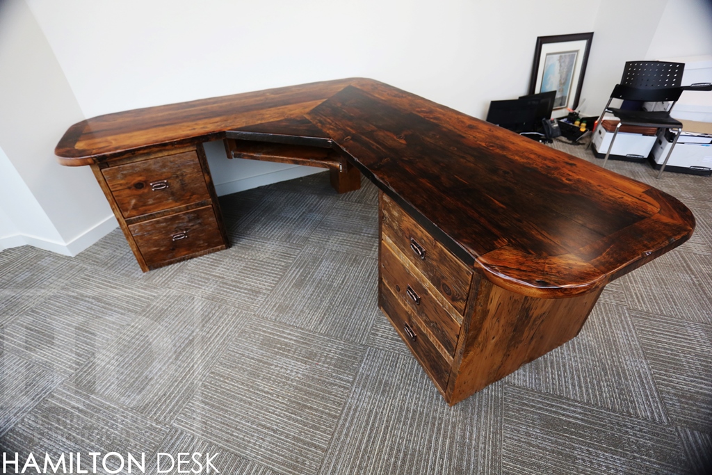 Reclaimed Wood Desks Ontario | HD Threshing Floor Furniture