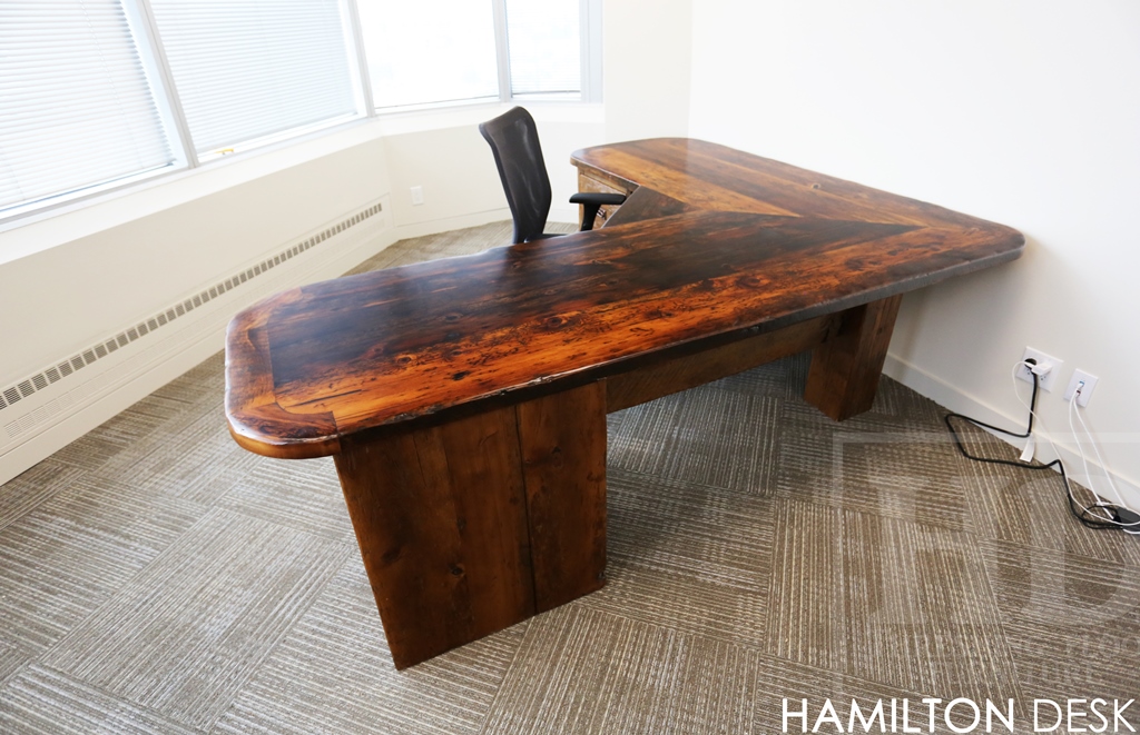 Reclaimed Wood Desks Ontario | HD Threshing Floor Furniture