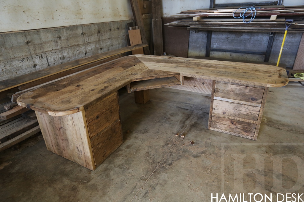 Reclaimed Wood Desks Ontario | HD Threshing Floor Furniture