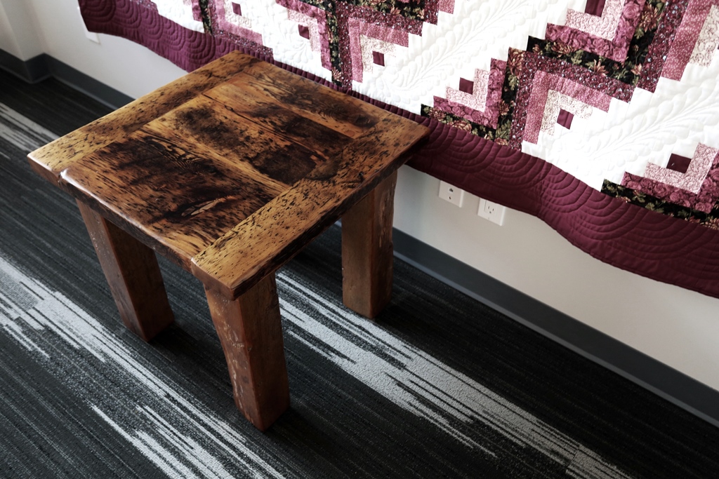 Reclaimed Wood End Tables | HD Threshing