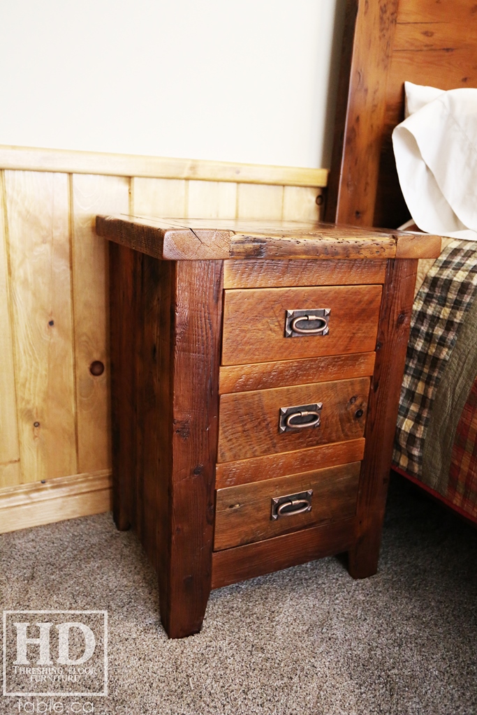 Reclaimed Wood End Tables | HD Threshing