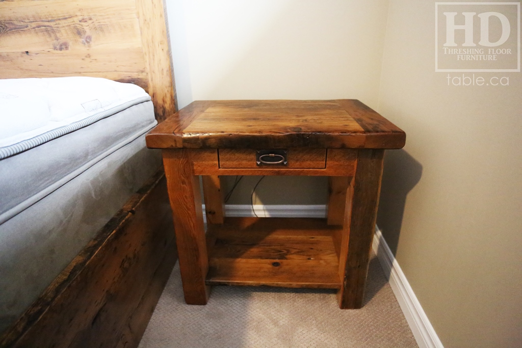 Reclaimed Wood End Tables | HD Threshing