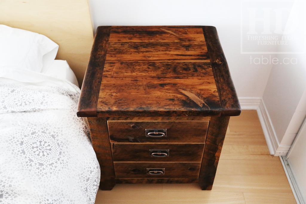 Reclaimed Wood End Tables | HD Threshing