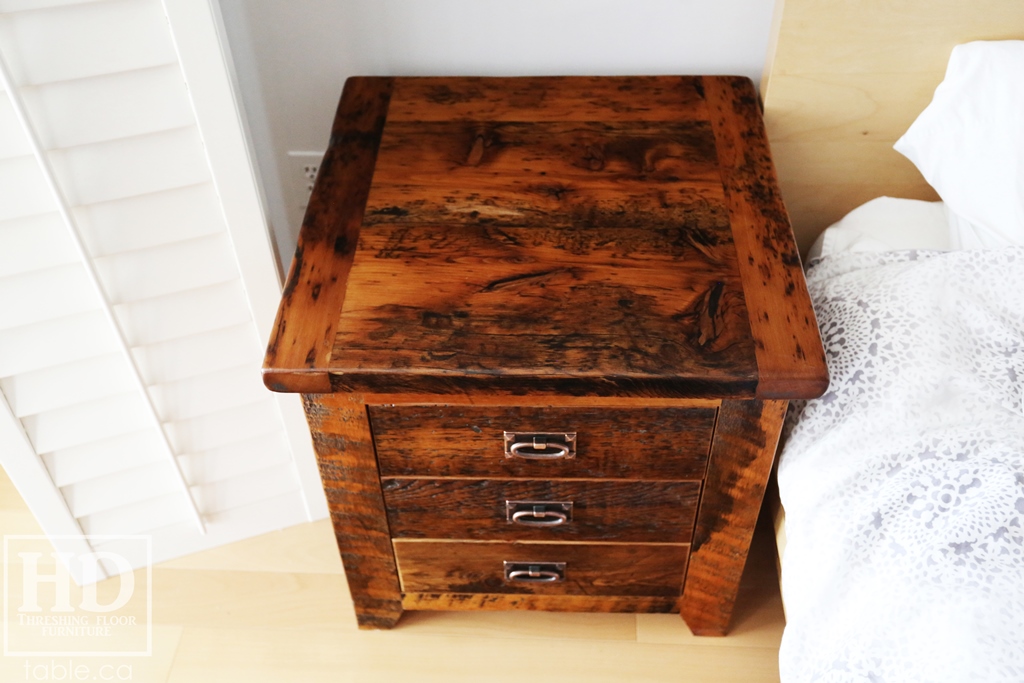 Reclaimed Wood End Tables | HD Threshing