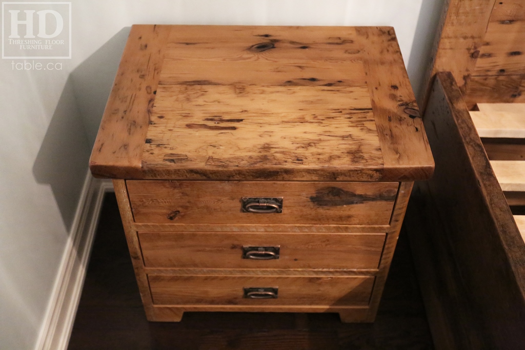 Reclaimed Wood End Tables | HD Threshing