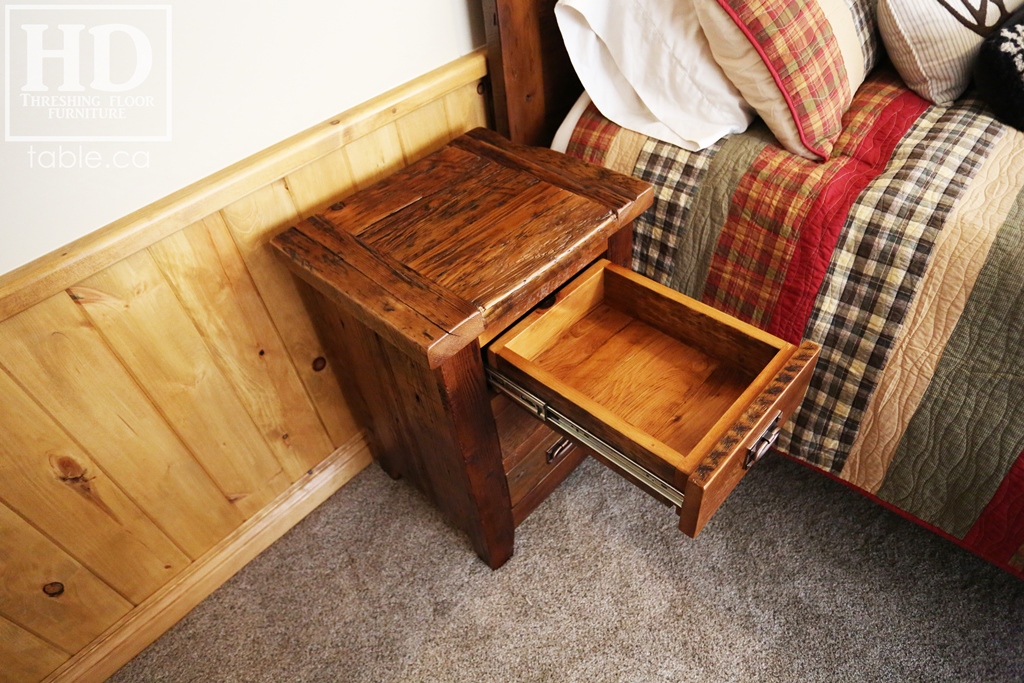 Reclaimed Wood End Tables | HD Threshing