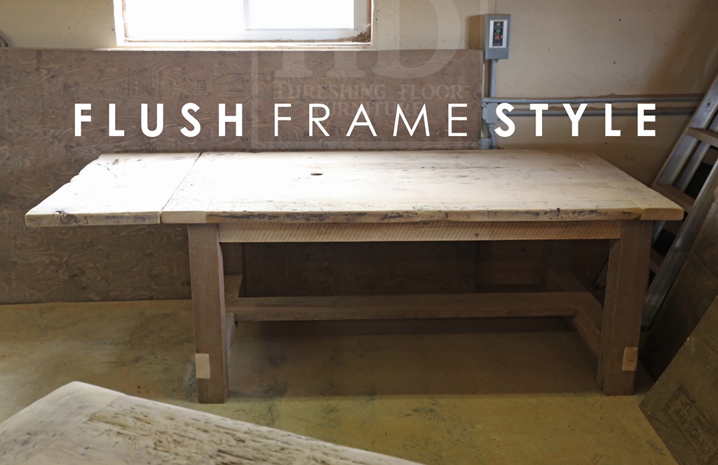 Reclaimed Wood Frame Tables | HD Threshing