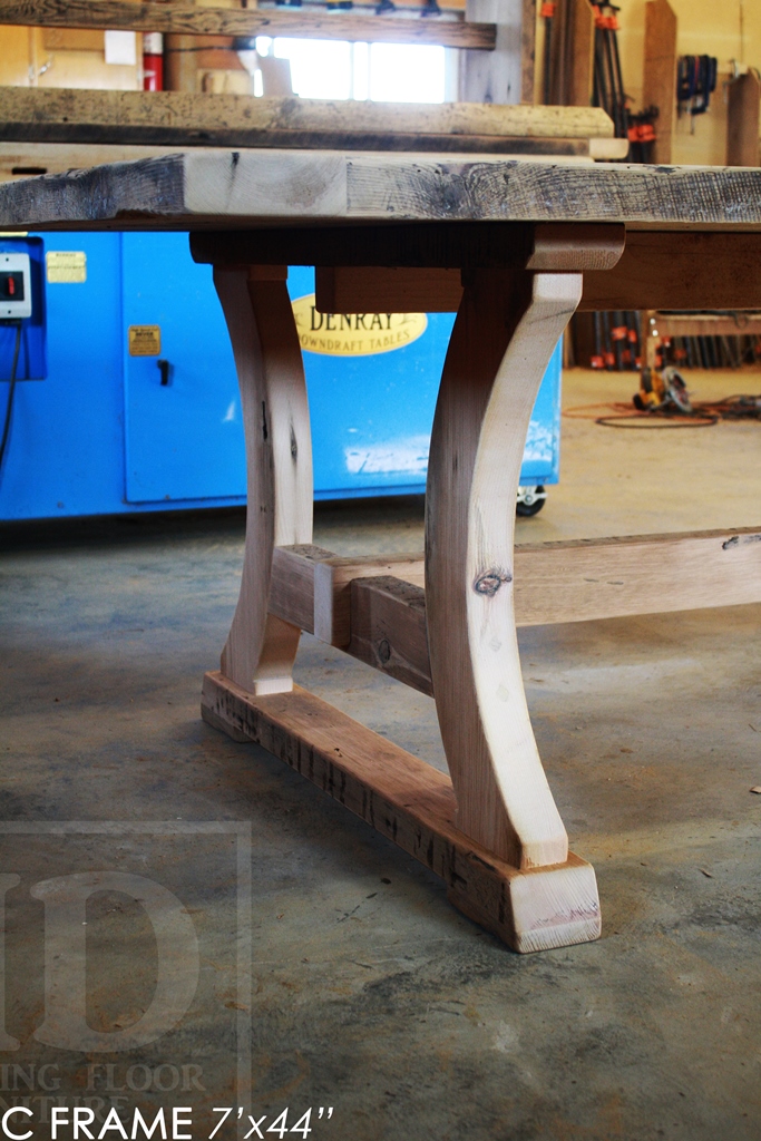 Reclaimed Wood Frame Tables | HD Threshing