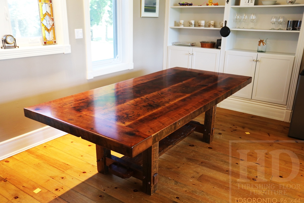 Reclaimed Wood Frame Tables | HD Threshing