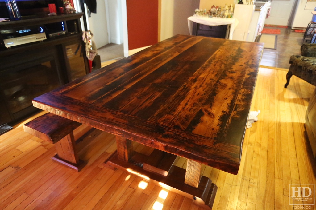 Reclaimed Wood Frame Tables | HD Threshing