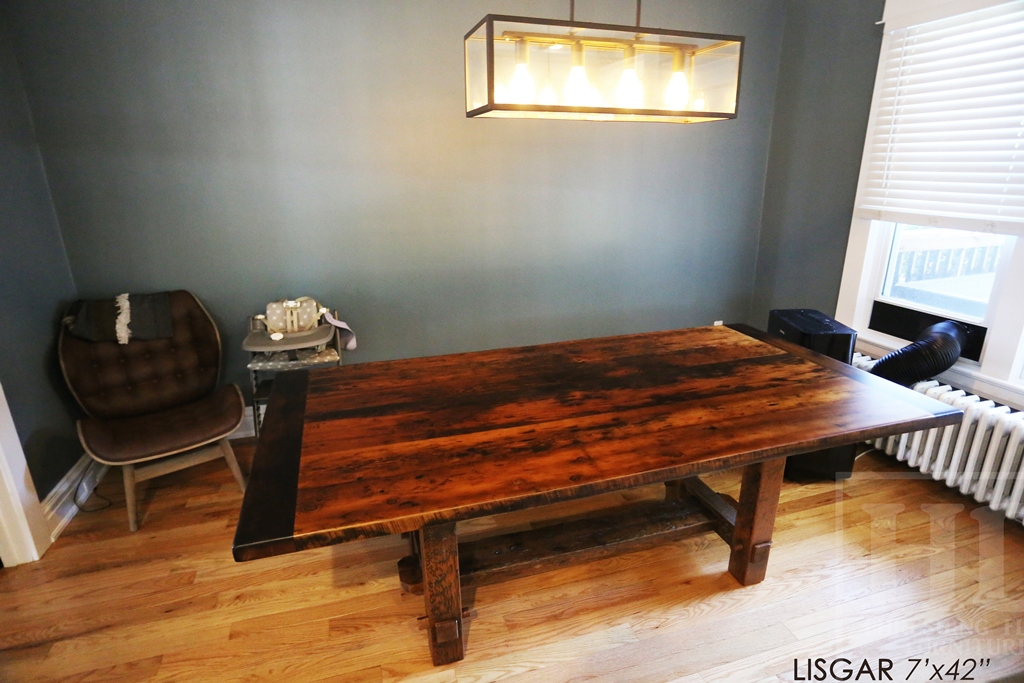 Reclaimed Wood Frame Tables | HD Threshing