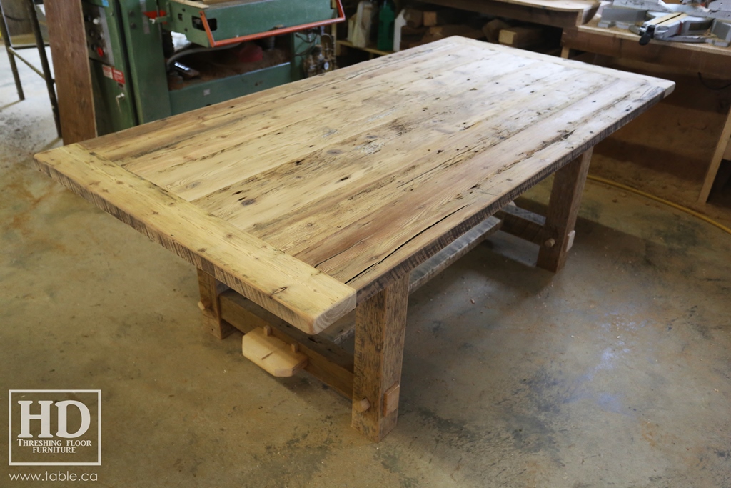 Reclaimed Wood Frame Tables | HD Threshing