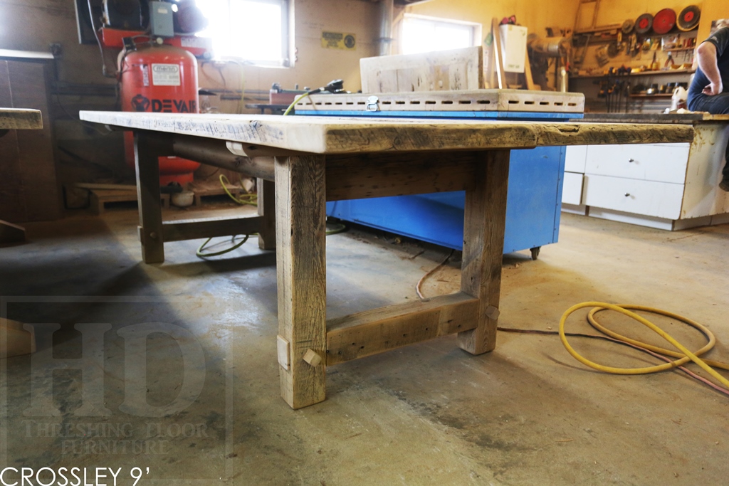 Reclaimed Wood Frame Tables | HD Threshing