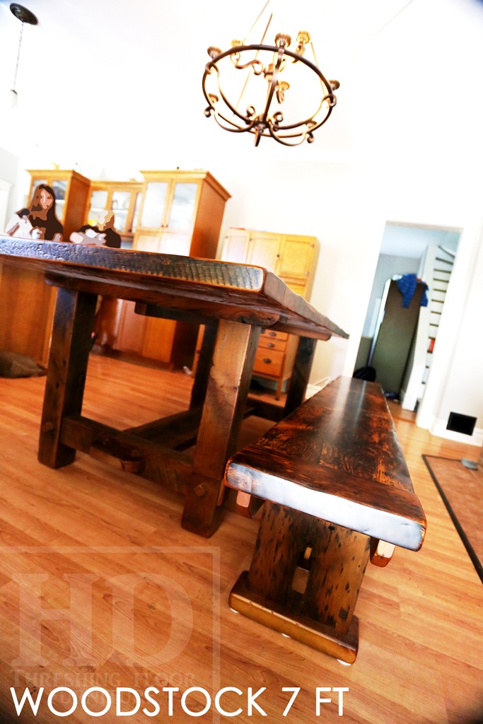 Reclaimed Wood Frame Tables | HD Threshing