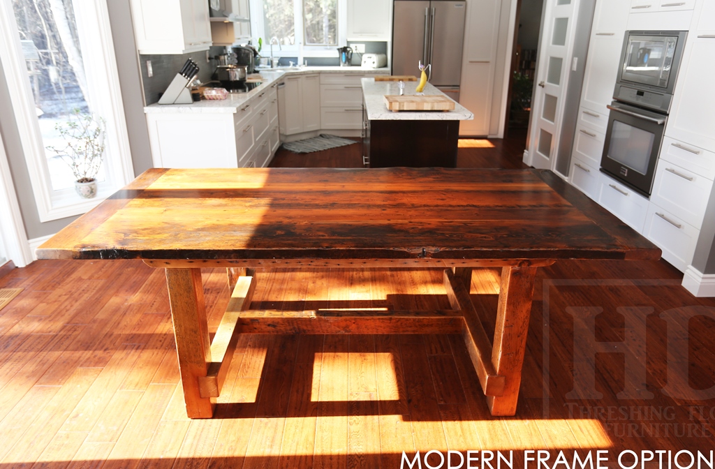 Reclaimed Wood Frame Tables | HD Threshing