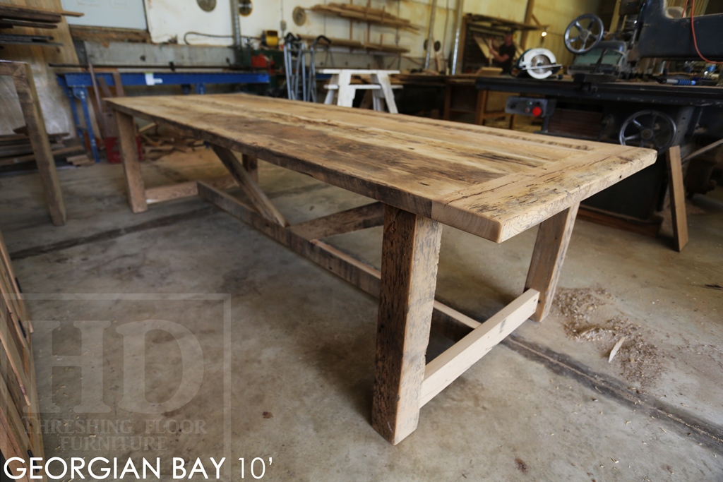 Reclaimed Wood Frame Tables | HD Threshing