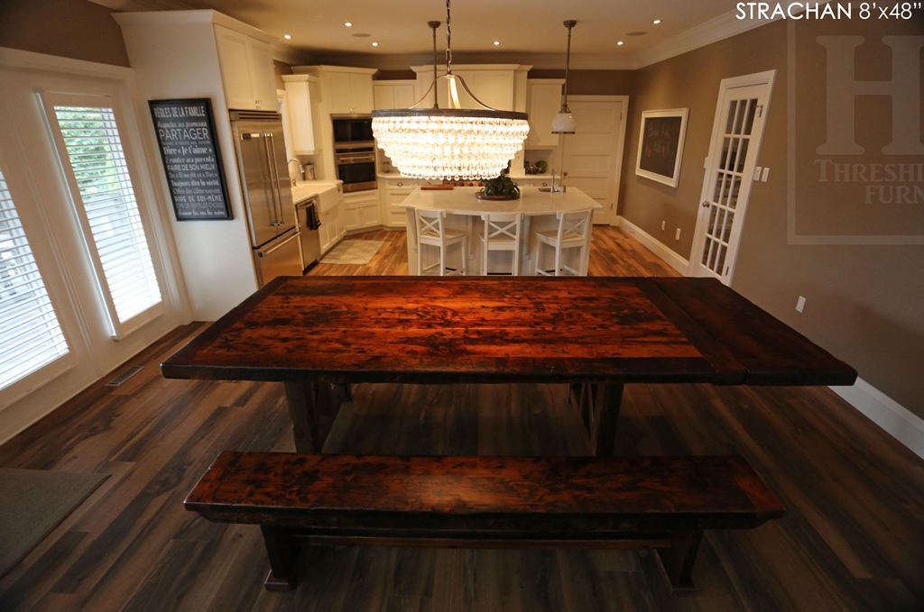 Reclaimed Wood Frame Tables | HD Threshing