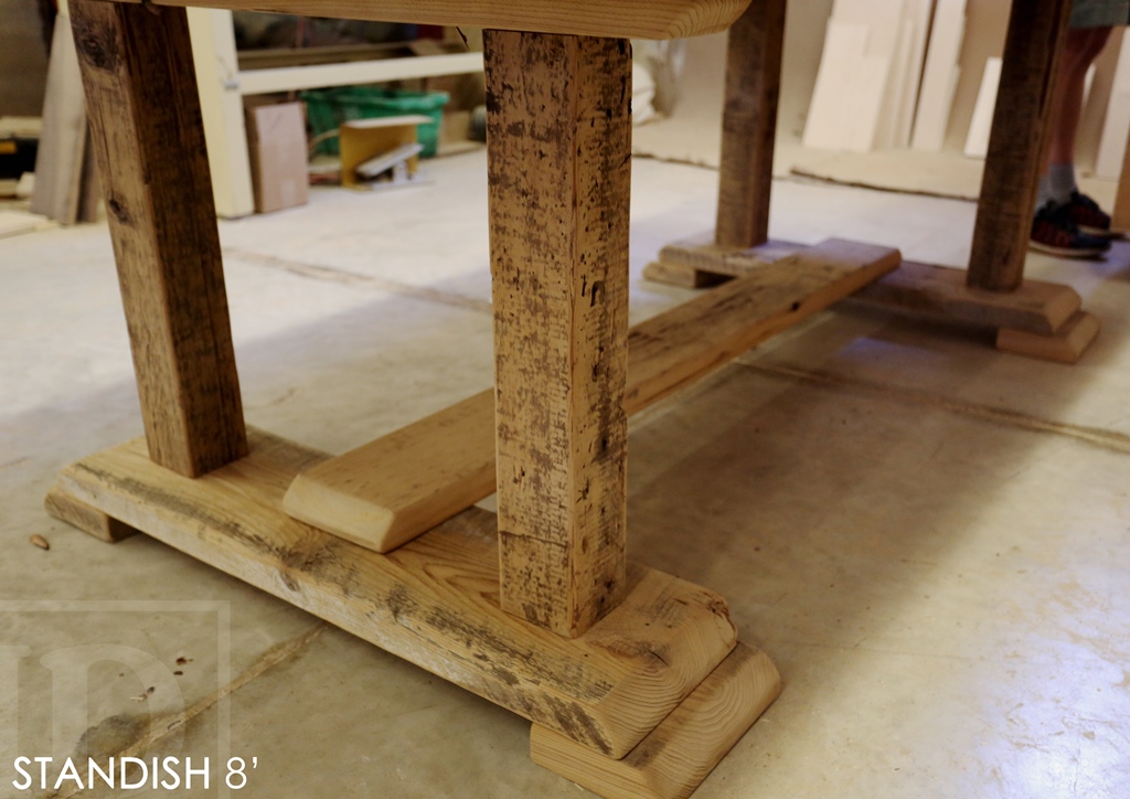 Reclaimed Wood Frame Tables | HD Threshing