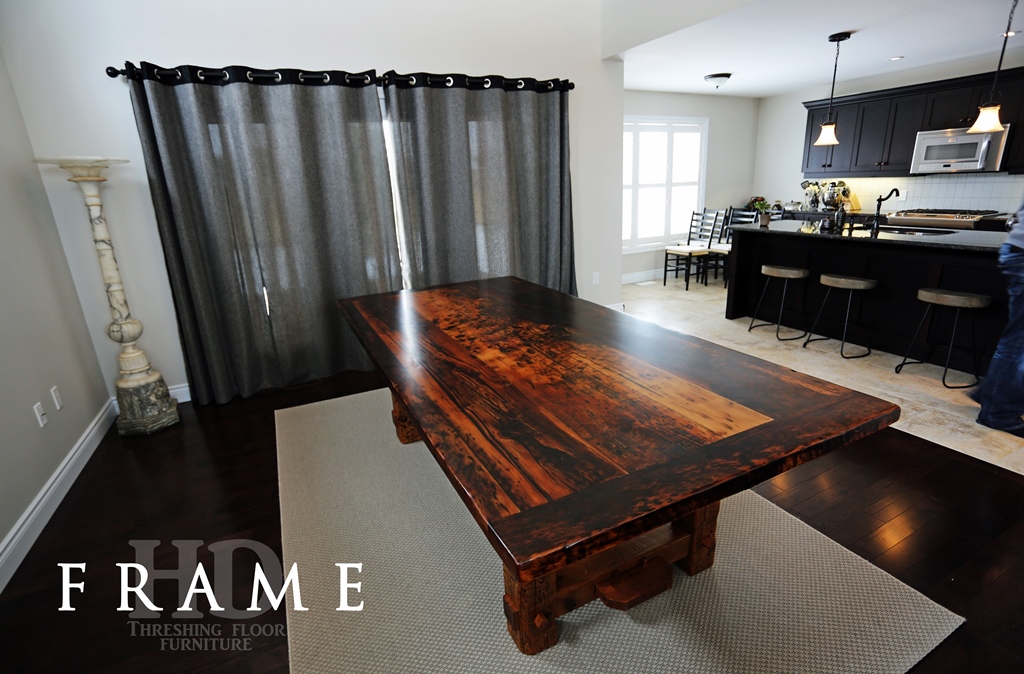 Reclaimed Wood Frame Tables | HD Threshing