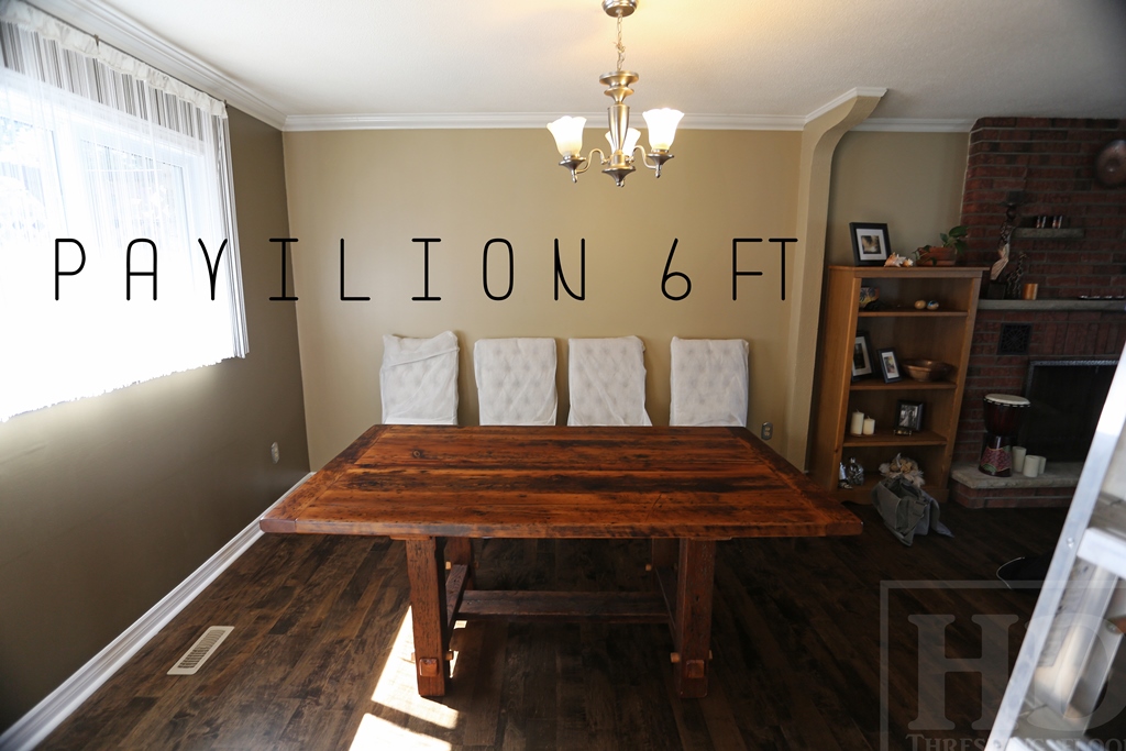 Reclaimed Wood Frame Tables | HD Threshing