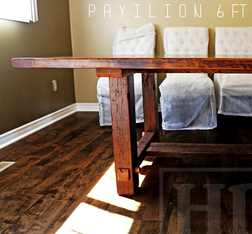 Reclaimed Wood Frame Tables | HD Threshing