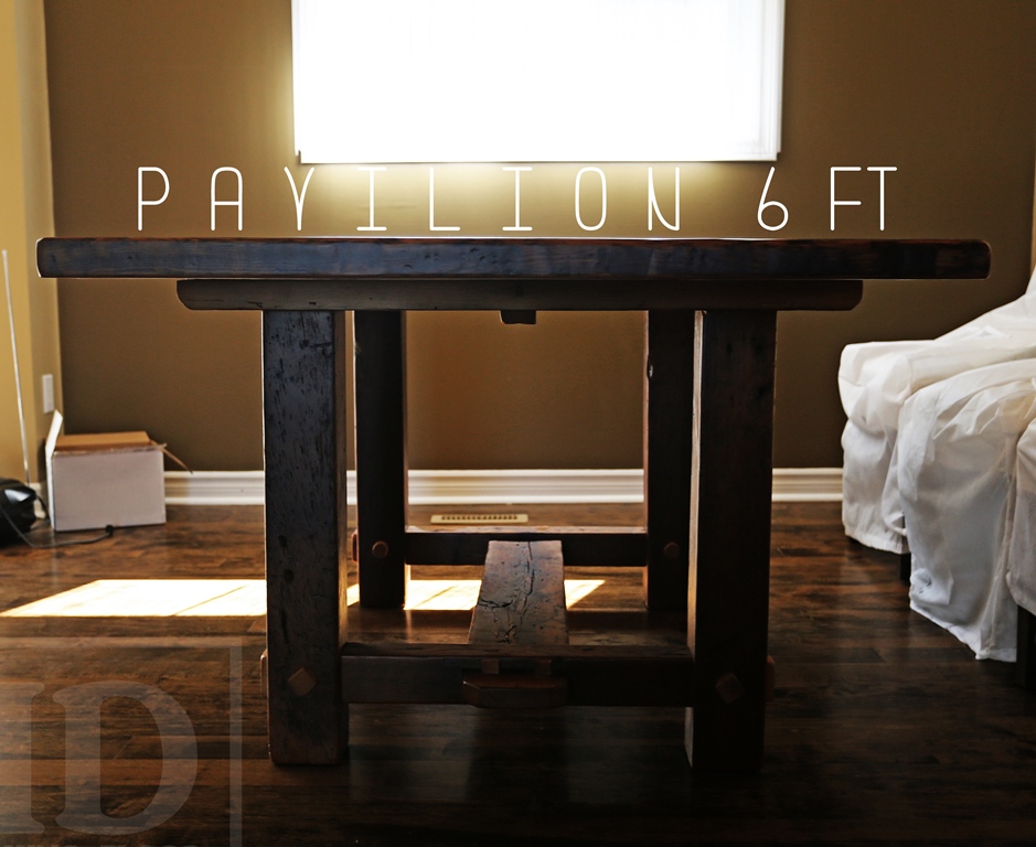 Reclaimed Wood Frame Tables | HD Threshing