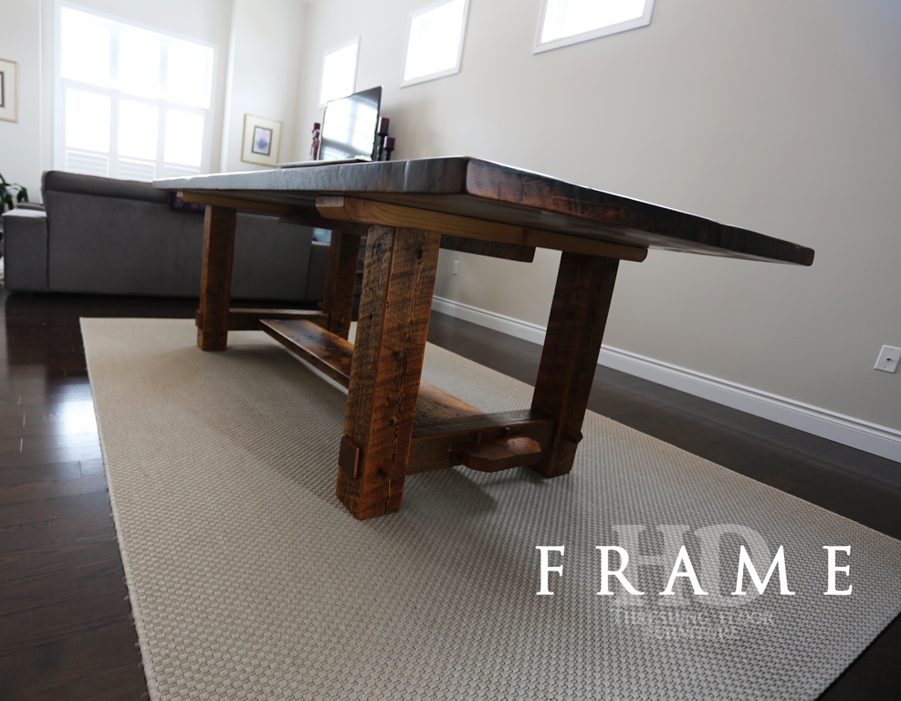 Reclaimed Wood Frame Tables | HD Threshing