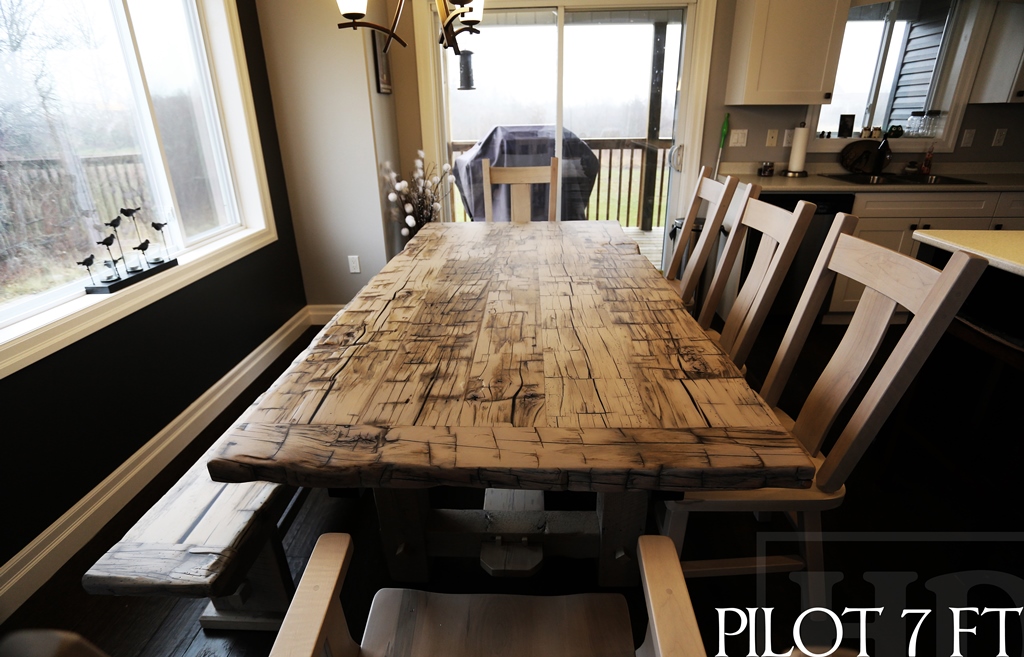 Reclaimed Wood Frame Tables | HD Threshing